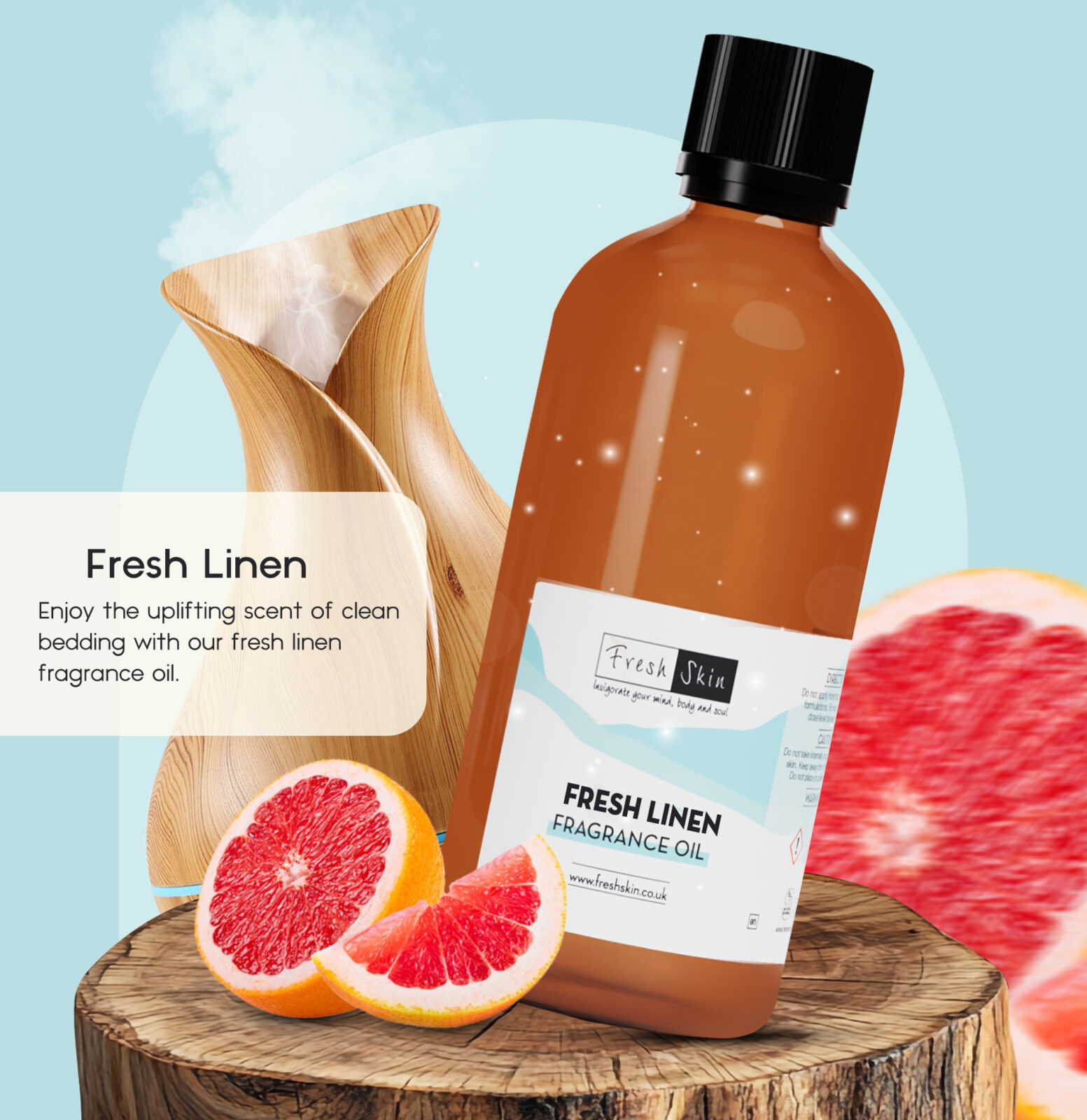 Fresh Linen Fragrance Oil - Freshskin Beauty