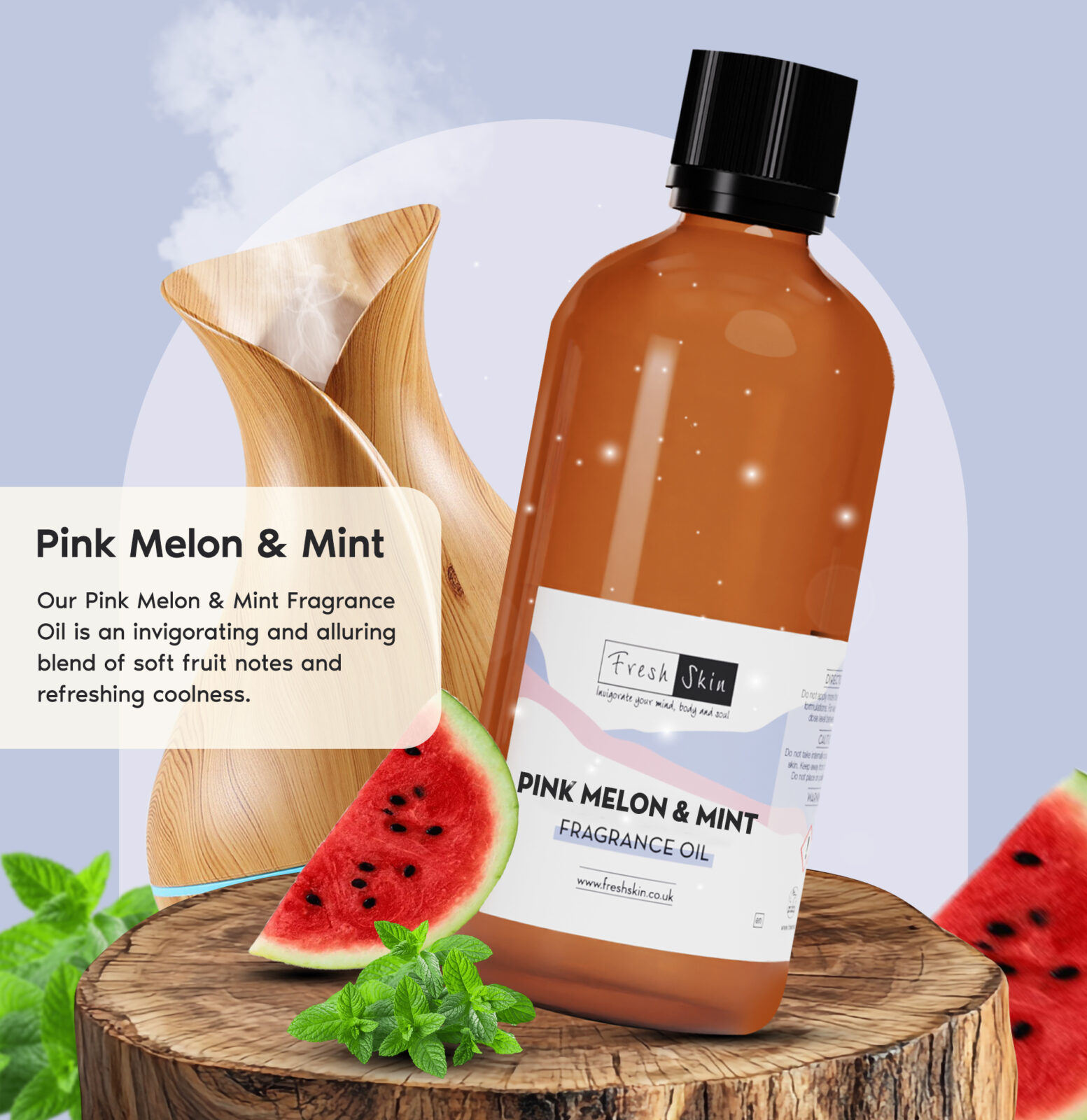 Pink Melon & Mint Fragrance Oil - Freshskin Beauty