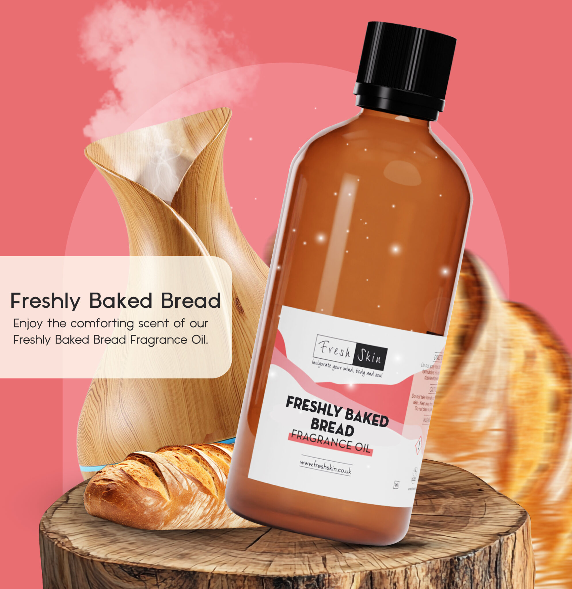 Freshly Baked Bread Fragrance Oil - Freshskin Beauty