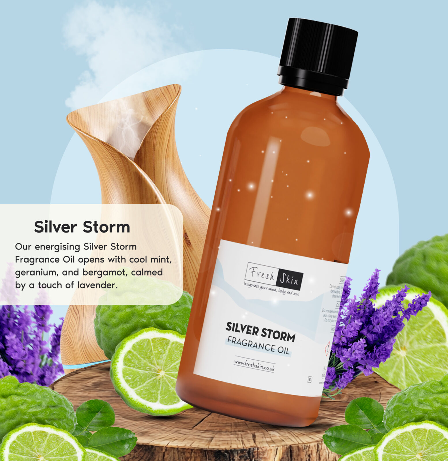 Silver Storm Fragrance Oil - Freshskin Beauty